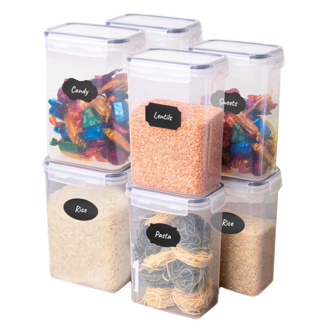Lexi Home 2-Liter Plastic Food Storage Containers Set of 8 - Lexi Home