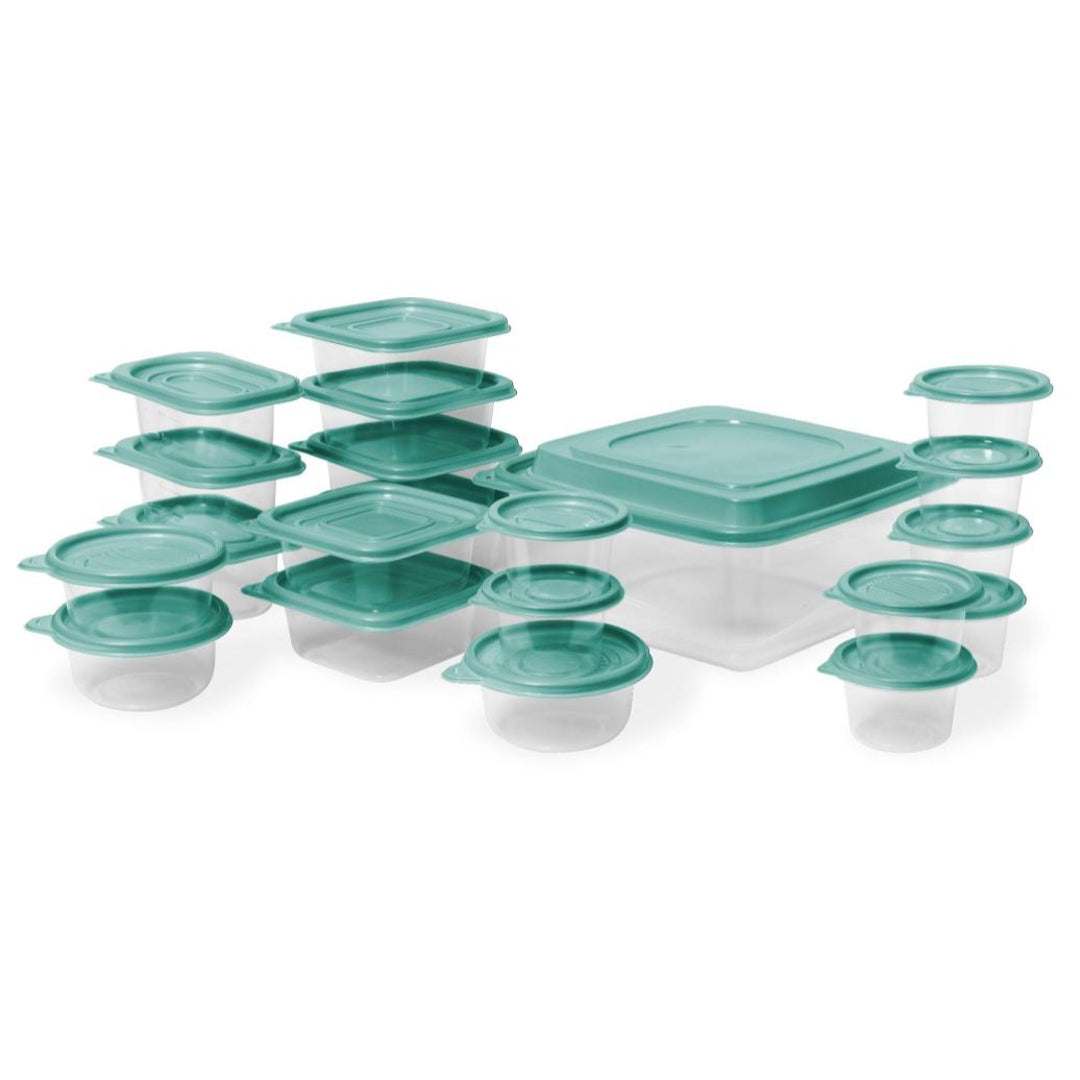 Space Saving 42 PC Nested Plastic Food Storage Container Set - Lexi Home